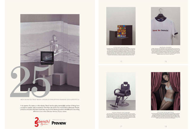 Bench heralds 25 brilliant milestones in Preview magazine