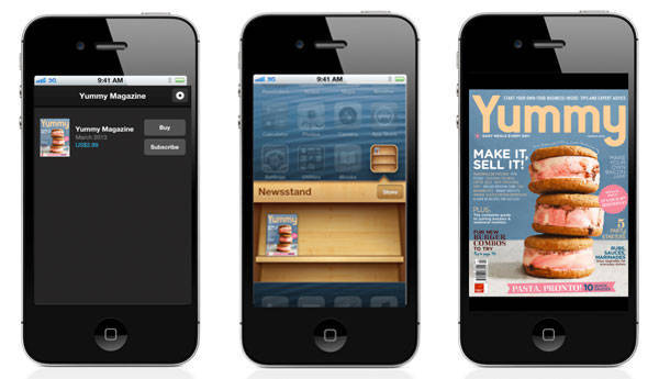Yummy magazine app is now available on the iPhone