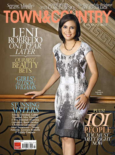 Leni Robredo on keeping her husband's legacy alive in Town&Country's ...