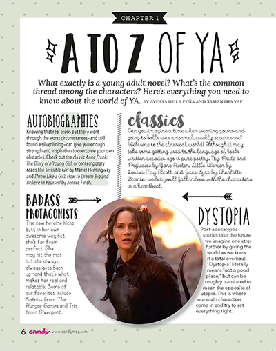 Everything you need to know about YA literature in Candy's new bookazine